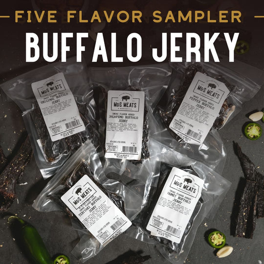 Order Jerky Online | Buffalo Jerky Sampler | The Perfect Gift – M&S ...