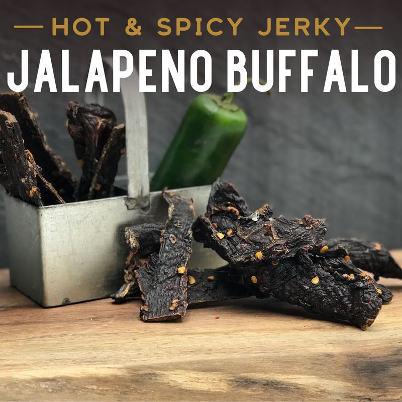 Jalapeno Buffalo Jerky | Dry and Tough | Perfect blend of heat & flavor ...